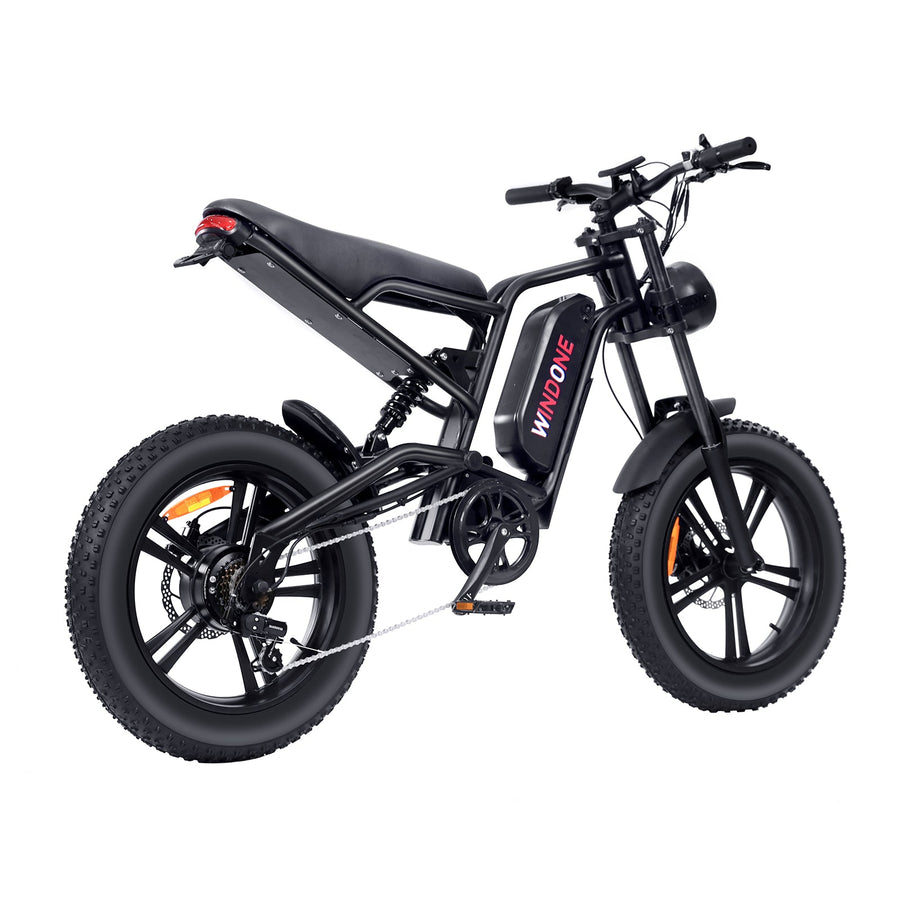 Windone E2 Fat Tire Off Road Urban Commuter Electric Bike